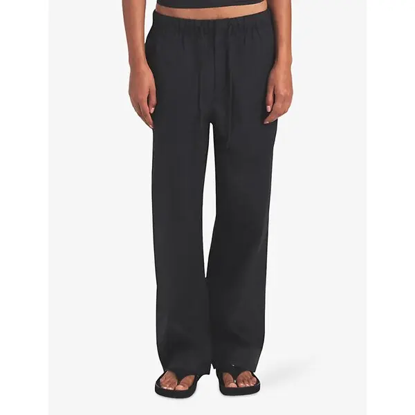 SKIMS Straight-leg Stretch-cotton Trousers
