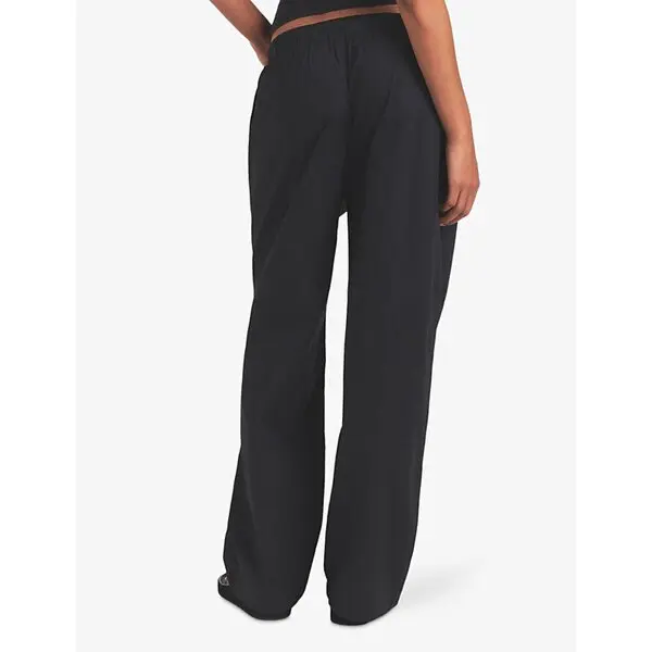 SKIMS Straight-leg Stretch-cotton Trousers