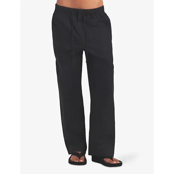 SKIMS Straight-leg Stretch-cotton Trousers