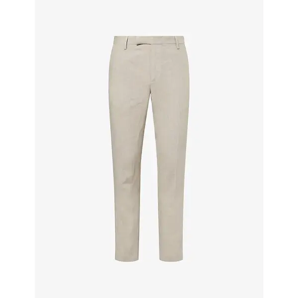 Sunspel Tapered-leg Tailored Linen Trousers