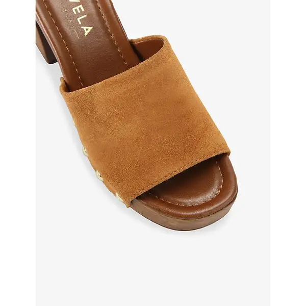 Carvela Novella Suede Heeled Mules