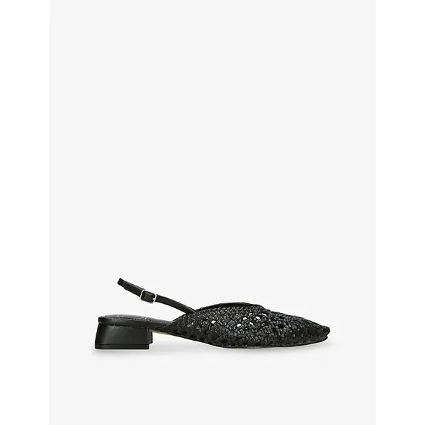 Dolce Vita Birdie Woven Leather Slingbacks