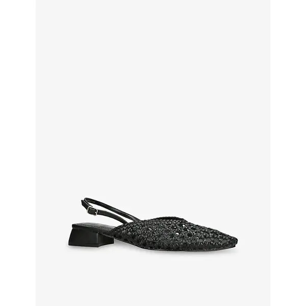 Dolce Vita Birdie Woven Leather Slingbacks