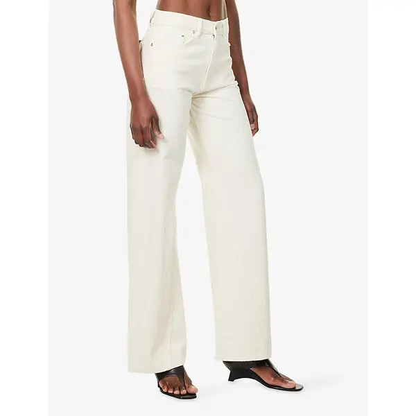 ANINE BING Brie High-rise Wide-leg Jeans