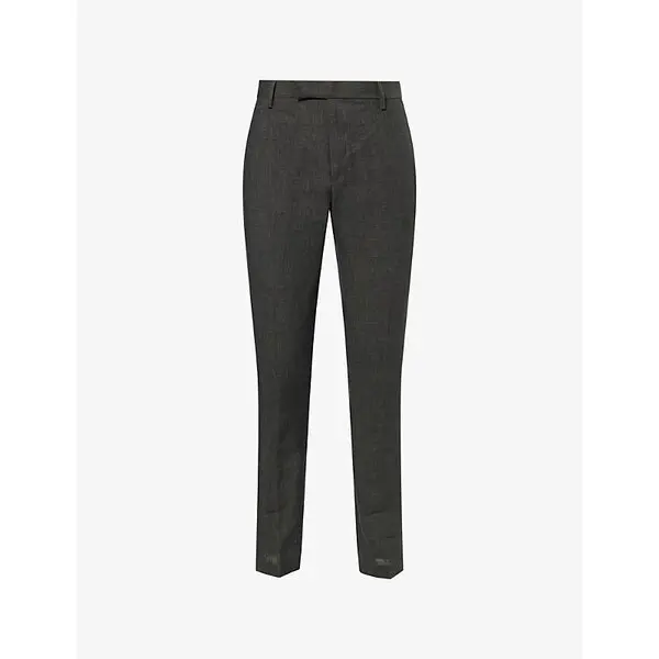 Sunspel Tapered-leg Tailored Linen Trousers