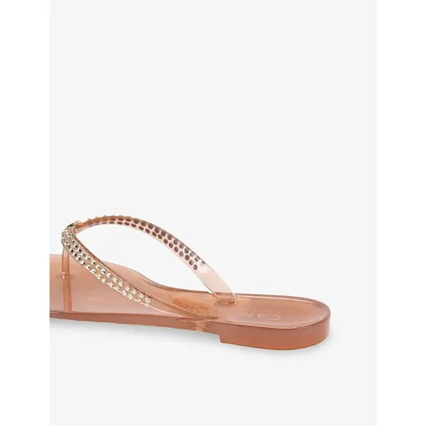 Carvela Embellished Pvc Flip-flops