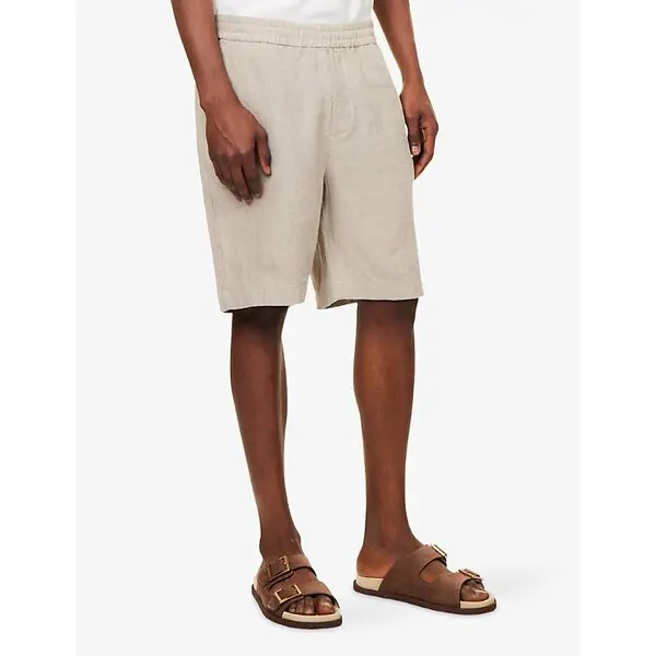 Sunspel Drawstring Relaxed Linen Shorts