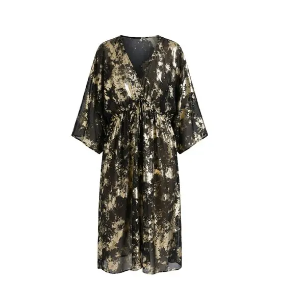 GLAM ON YOU Topaz Djellaba Short - Black