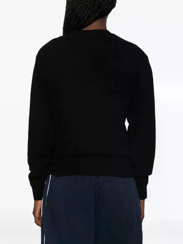 Kenzo Embroidered Ribbed Knit Jumper