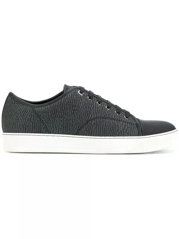 LANVIN Toe Cap Sneakers - Black