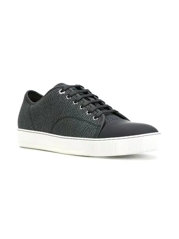 LANVIN Toe Cap Sneakers - Black