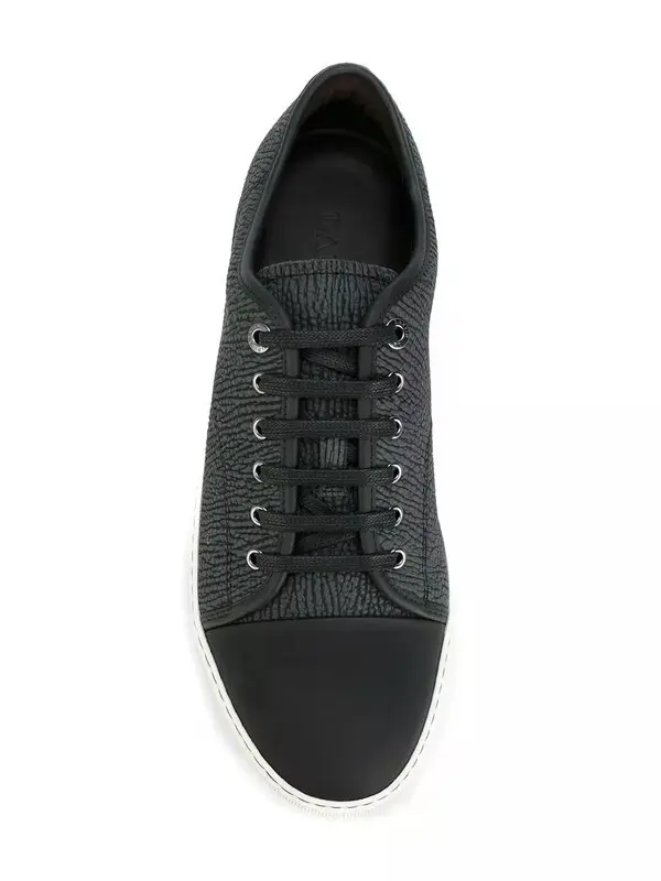 LANVIN Toe Cap Sneakers - Black