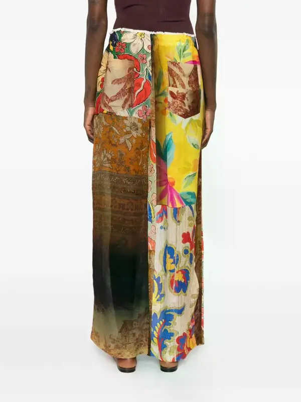 120% Lino Printed Palazzo Pants