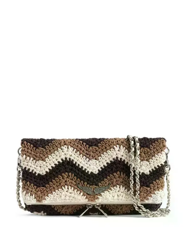 Zadig&Voltaire Rock Macrame Crossbody Bag - Brown