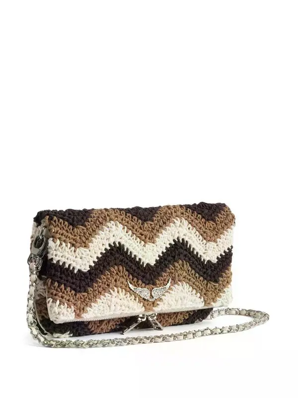 Zadig&Voltaire Rock Macrame Crossbody Bag - Brown