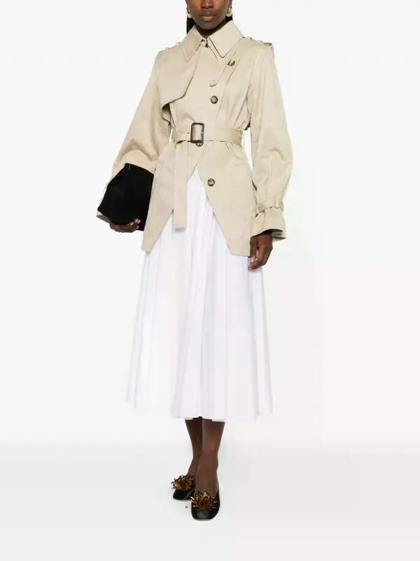 Givenchy Double-breasted Belted Jacket With Monogram Pattern