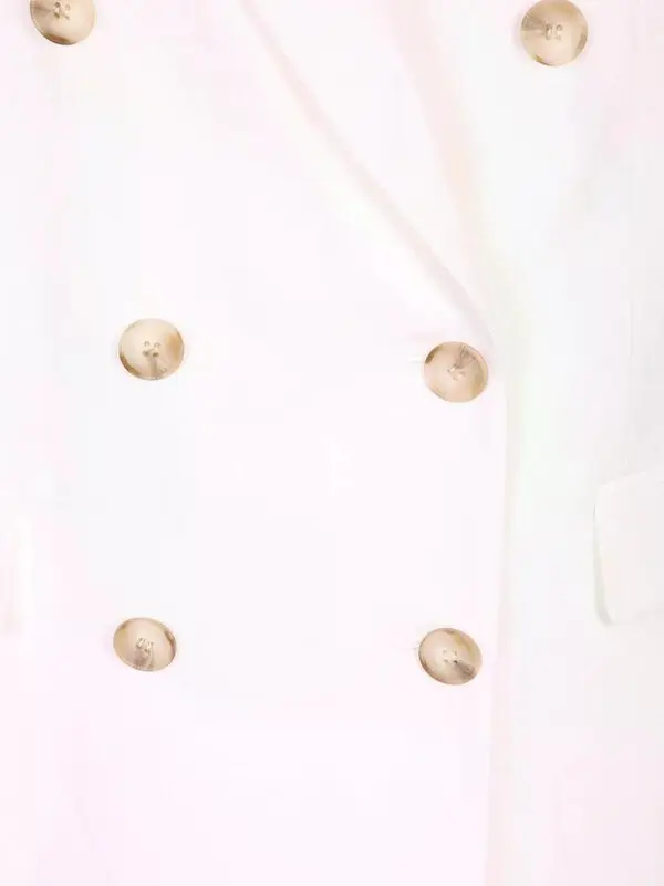 BLANCA VITA Double-breasted Peak-lapel Blazer