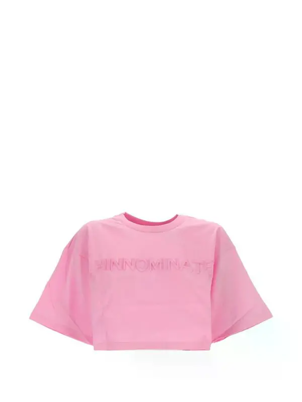 HINNOMINATE Logo Crop Top - Pink