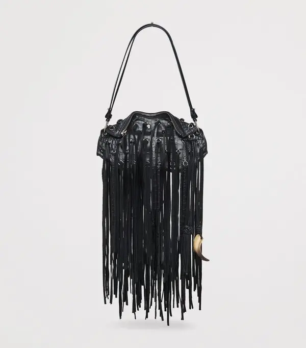 Alexander McQueen Leather Manta Pouch