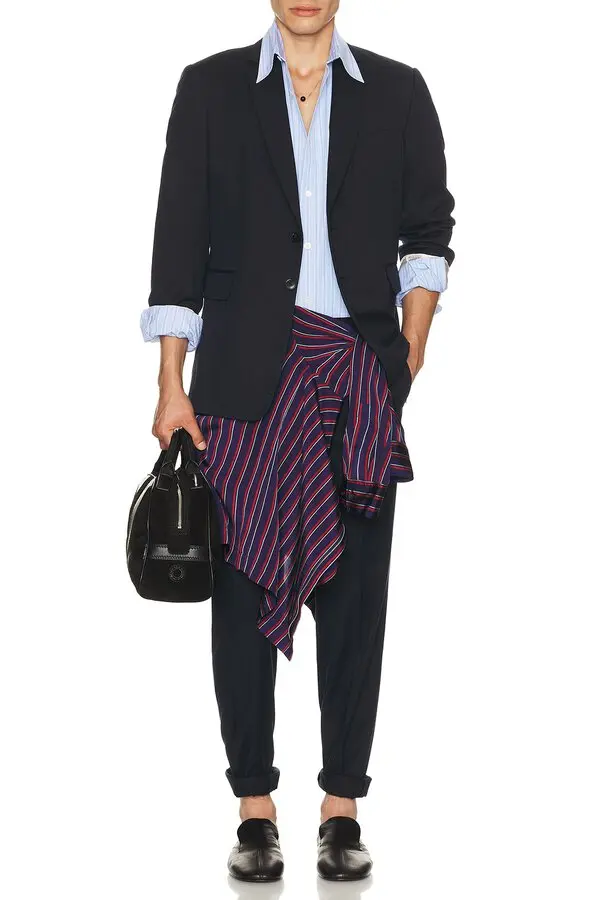 Dries Van Noten Croom Shirt In Blue - Light Blue
