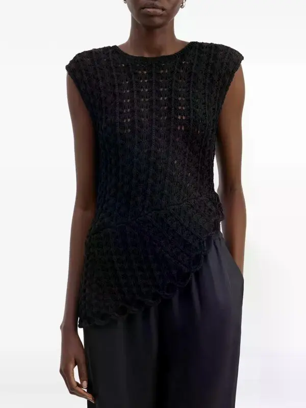 Loulou De Saison Saez Crocheted Top