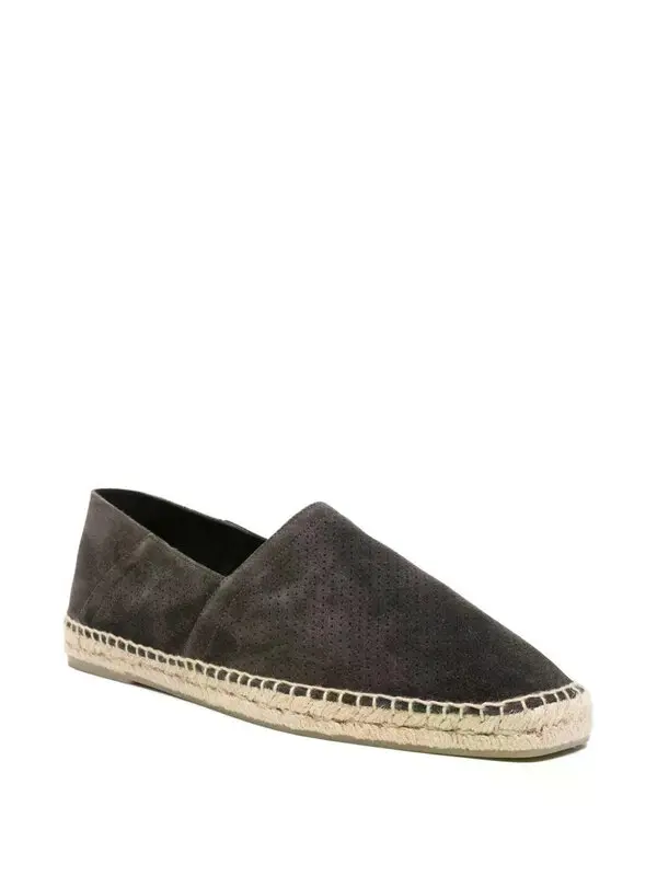 TOM FORD Perforated Suede Espadrilles