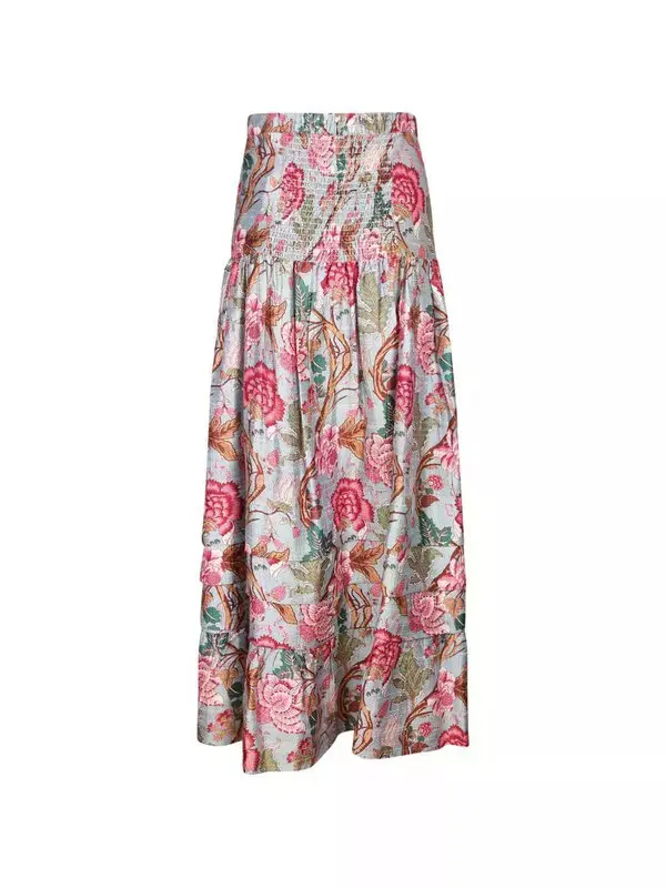 PHILIPPA 1970 Stella Floral-print Tiered Skirt