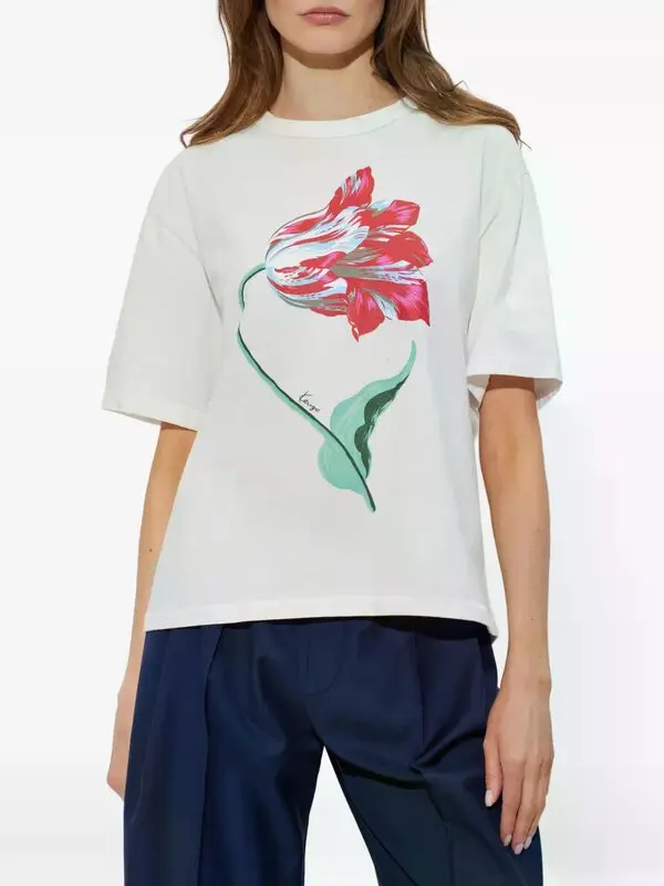 Kenzo Tulip Cotton T-shirt