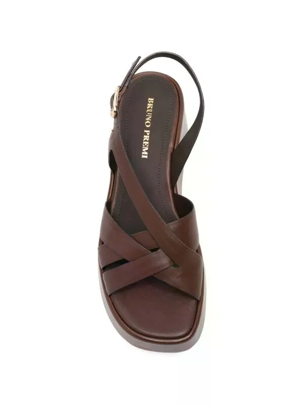 BRUNO PREMI Crossover Platform Sandals