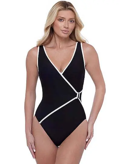 Victoria's Secret Miraclesuit Ave One-piece Swimsuit - Black