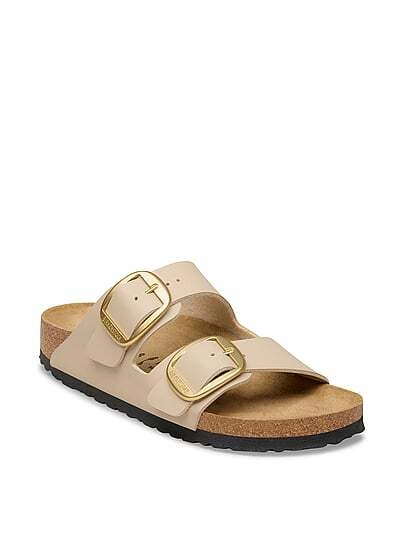 Pink Birkenstock Arizona Big Buckle Sandals - Beige