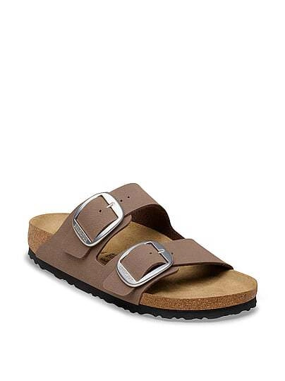 Pink Birkenstock Arizona Big Buckle Sandals - Brown