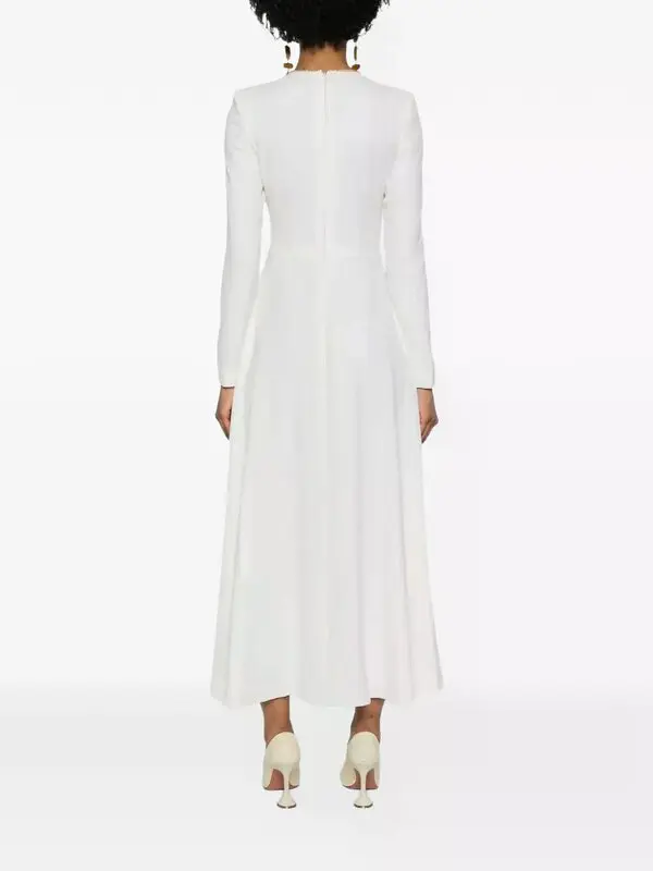 DINA MELWANI Long Sleeve Midi Dress