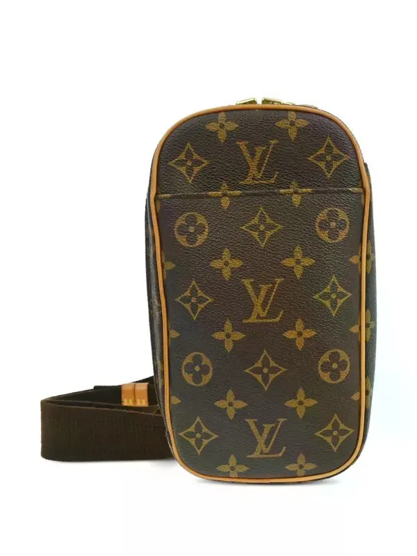 LOUIS VUITTON Monogram Pochette Gange Belt Bag - Brown