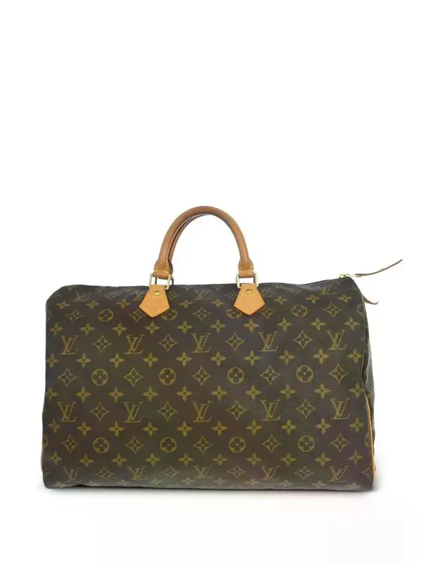 LOUIS VUITTON Speedy Holdall - Brown