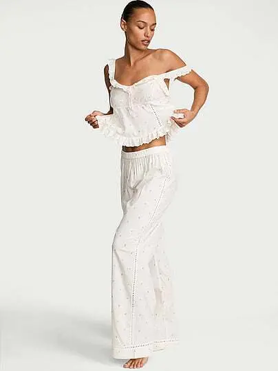 Victoria's Secret Cotton Dream Tank Long Pajama Set - Floral