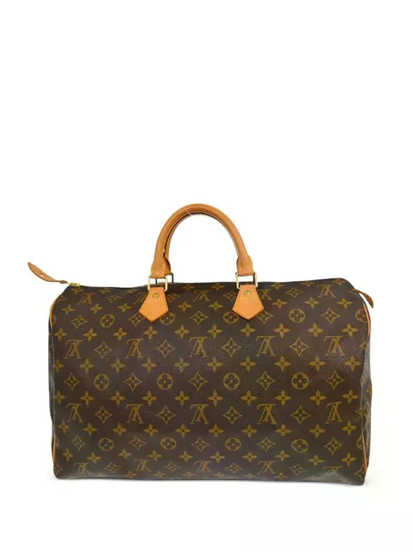 LOUIS VUITTON Speedy Monogram Travel Bag - Brown
