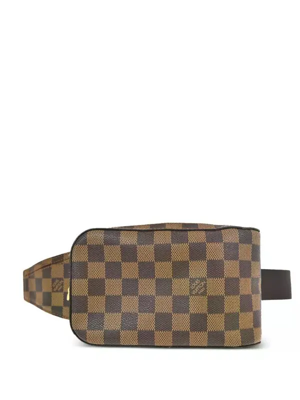LOUIS VUITTON 2004 Geronimos Damier Belt Bag - Brown