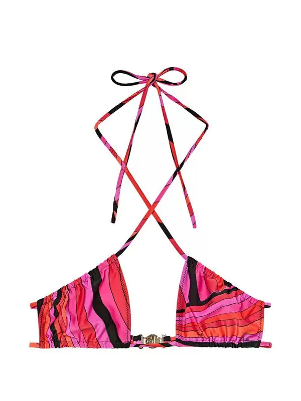 Emilio Pucci Iride Print Bikini Top