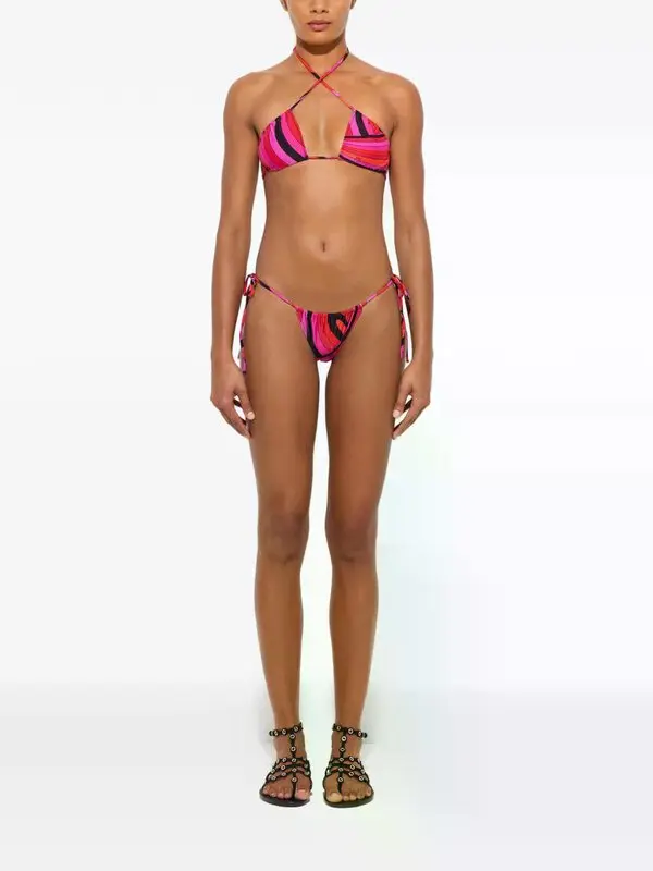 Emilio Pucci Iride Print Bikini Top