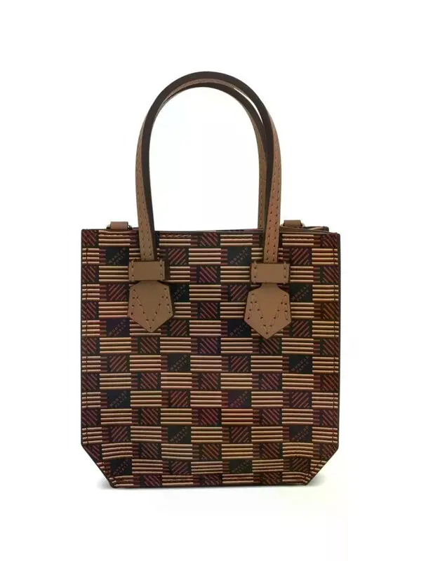 Moreau Bb Brequin Monogram Leather Tote Bag