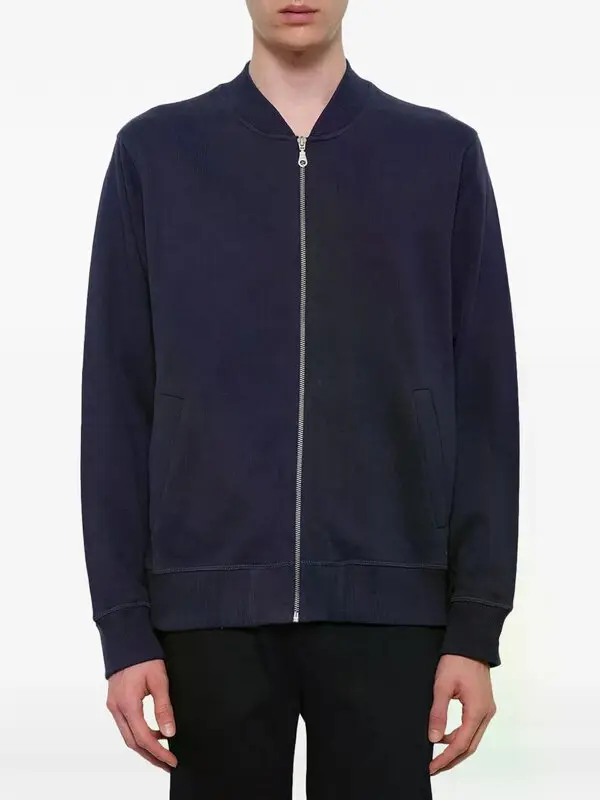 Kenzo Zip-fastening Sweatshirt With Tiger Embroidery