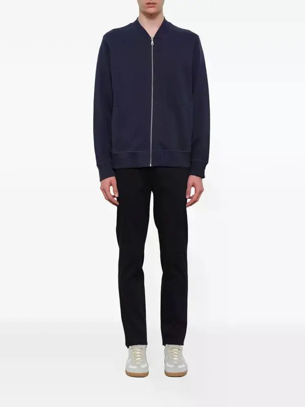 Kenzo Zip-fastening Sweatshirt With Tiger Embroidery