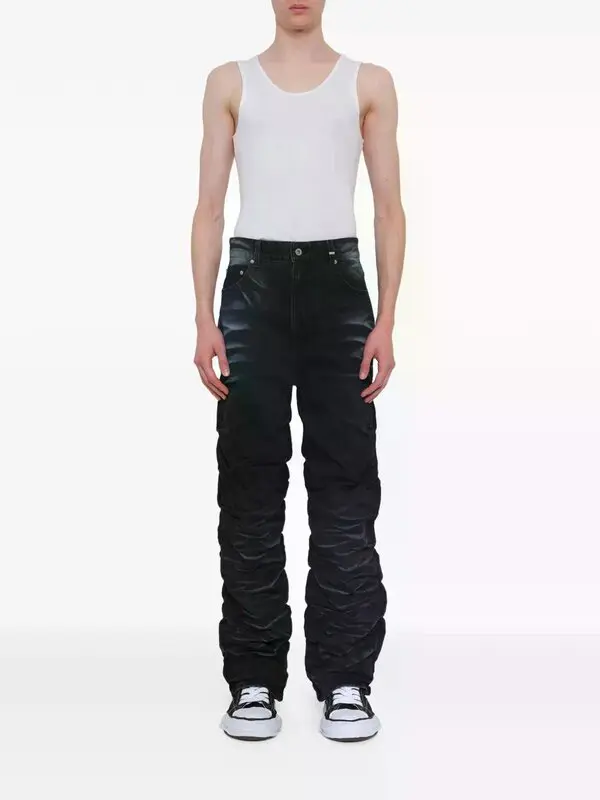We11Done Belt-loop Pocket Jeans - Black