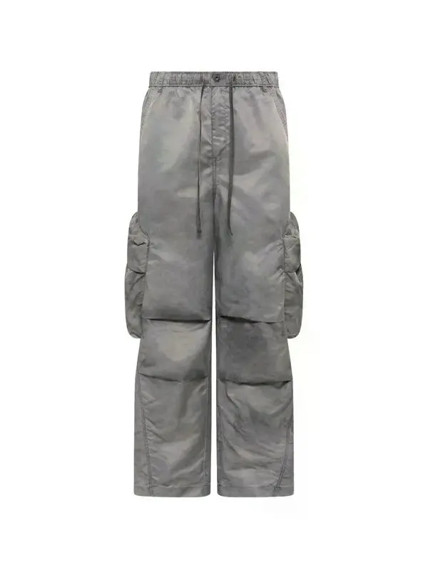 FENG CHEN WANG Sandwashed Cargo Pants - Grey