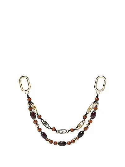 Victoria's Secret Beaded Chain Bag Charm - Red