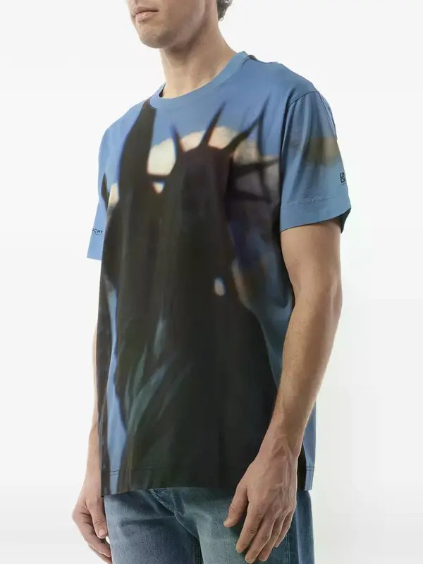 Givenchy Paris Ny All Over Graphic-print Oversized T-shirt