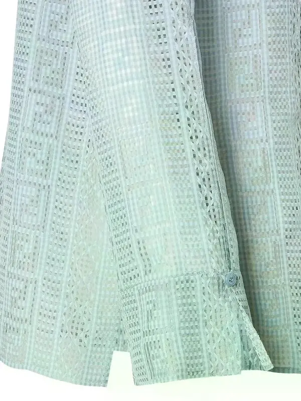 Fendi Ff Motif Lace Shirt