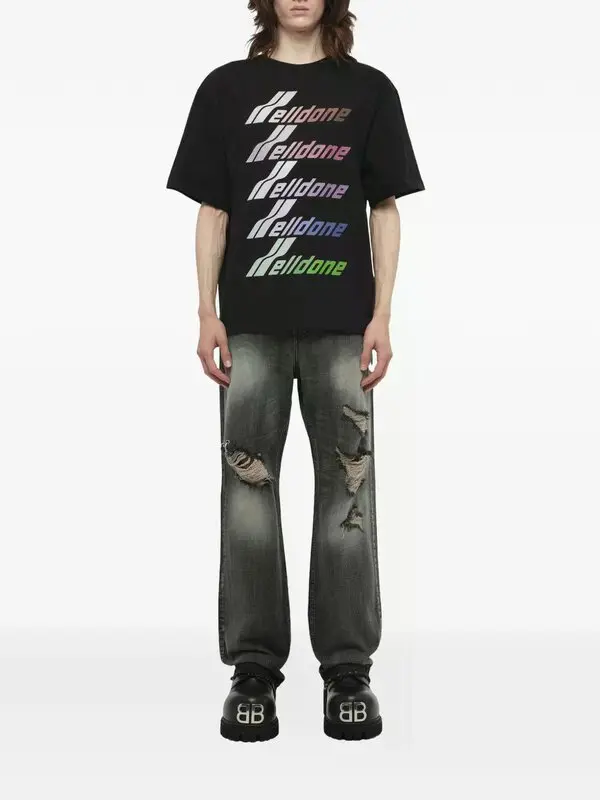 We11Done Multi-logo T-shirt