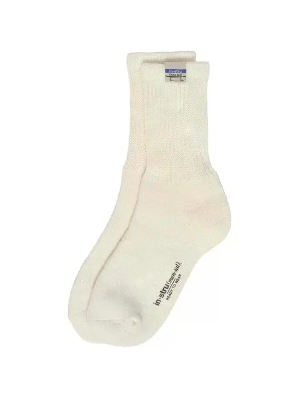 Mihara Yasuhiro Ribbed Socks Pack Of Three - Neutrals